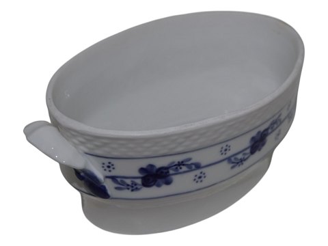 Antik K - Blå Rose * * Sjælden oval sukkerskål